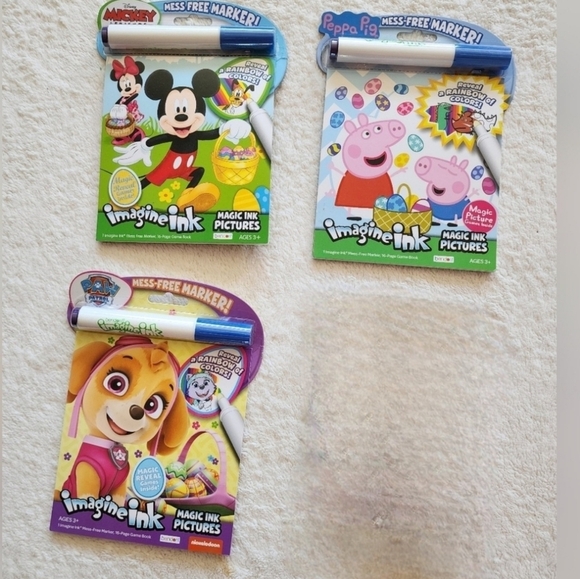 Toys | New Limitededition Kids Imagine Ink Magic Ink Coloring Book ...
